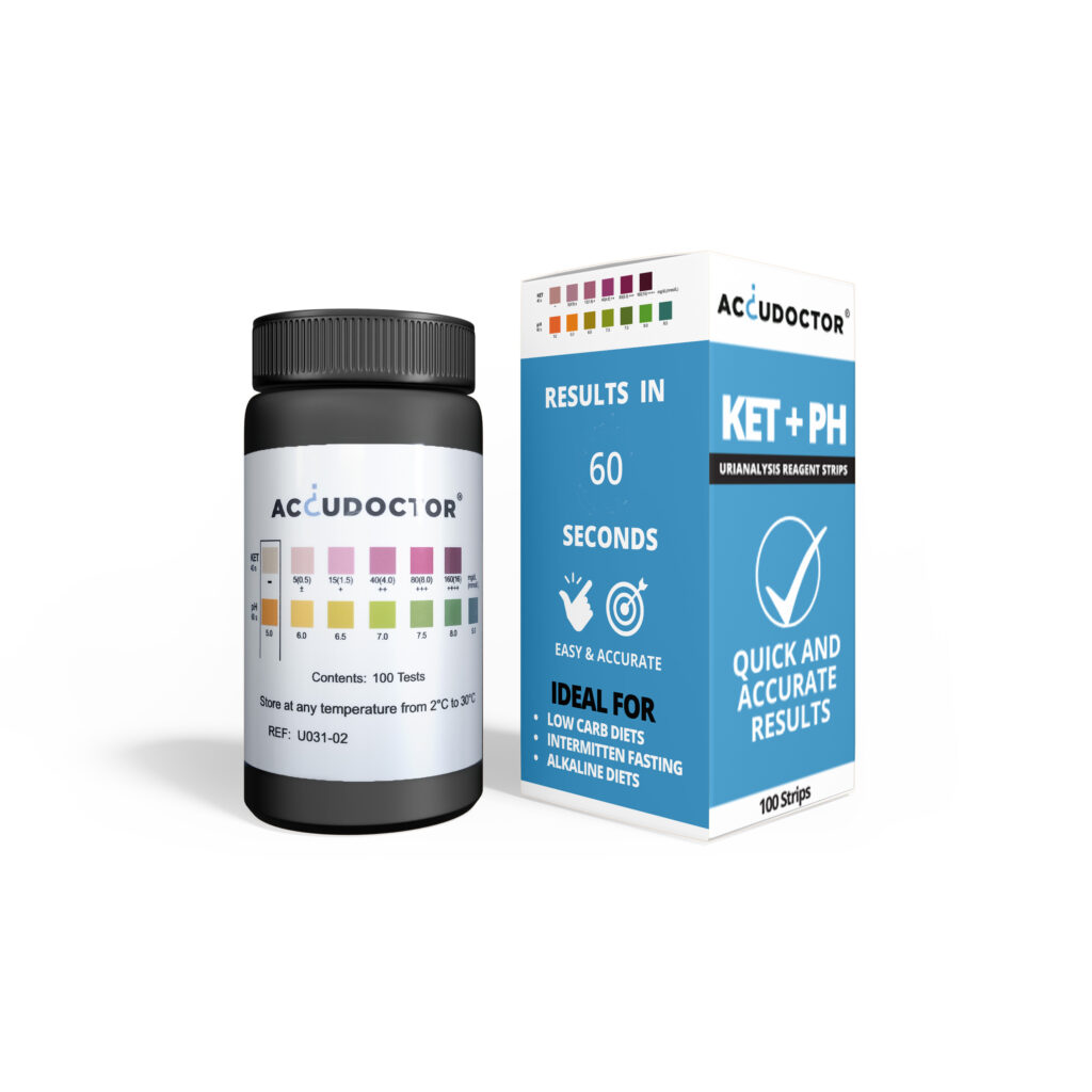 Ketones and pH Urine Test Strips | Accudoctor
